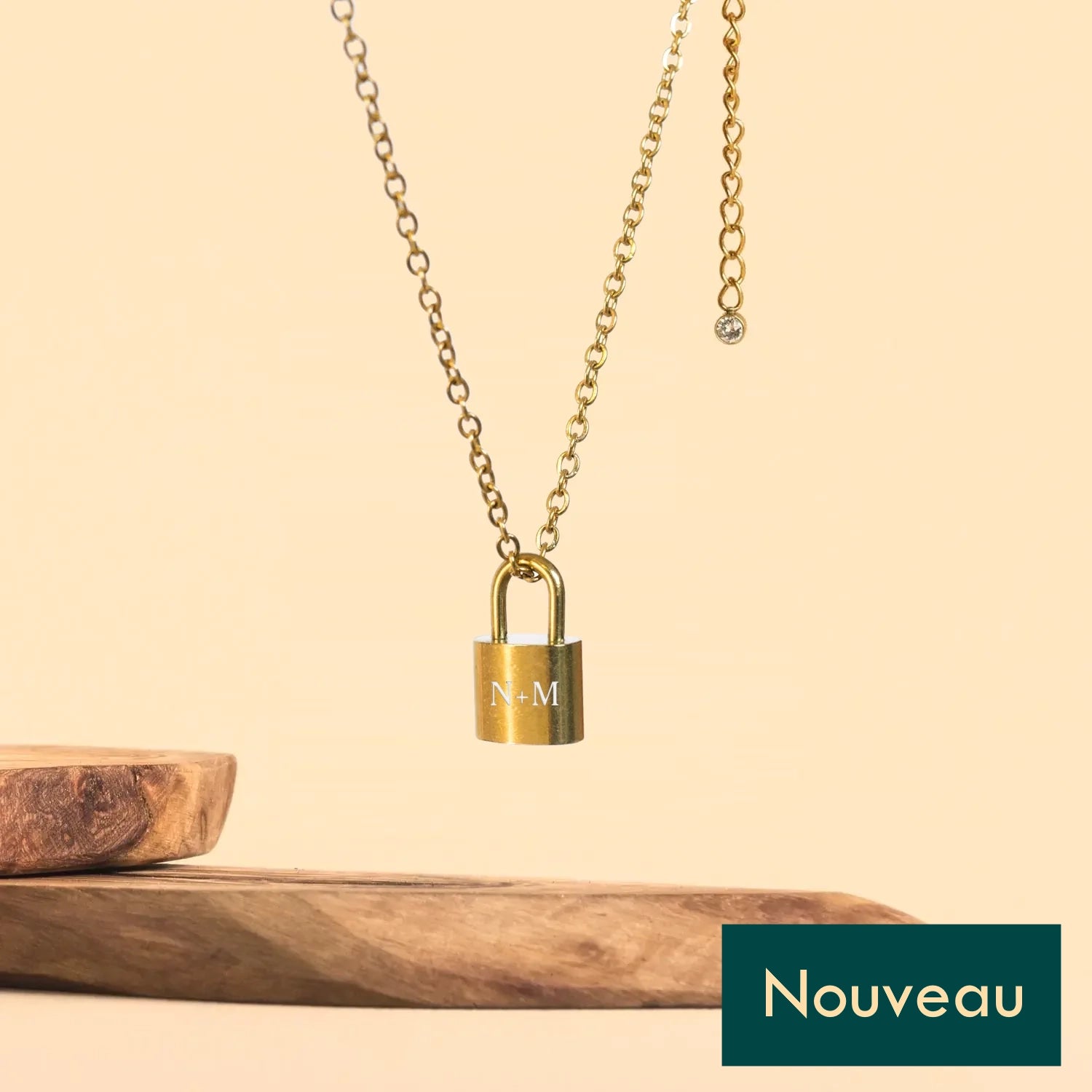 Collier Cadenas personnalisable avec cristal Swarovski – Les Merveilleuses